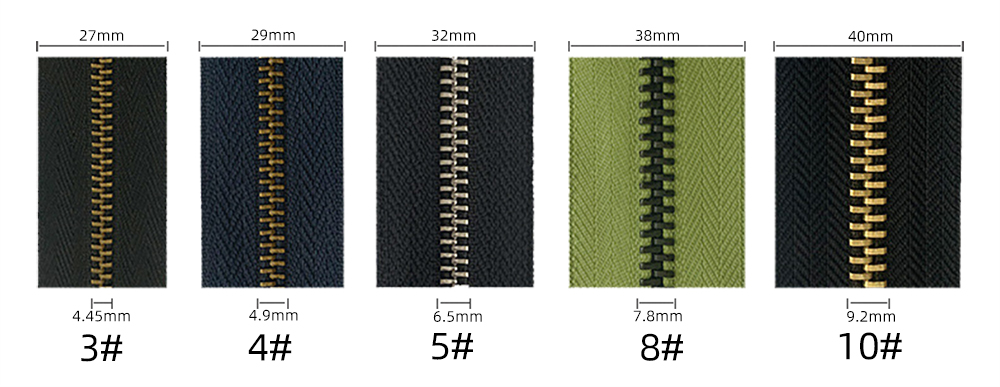 European Teeth Metal Zipper EVERNICE ZIPPER