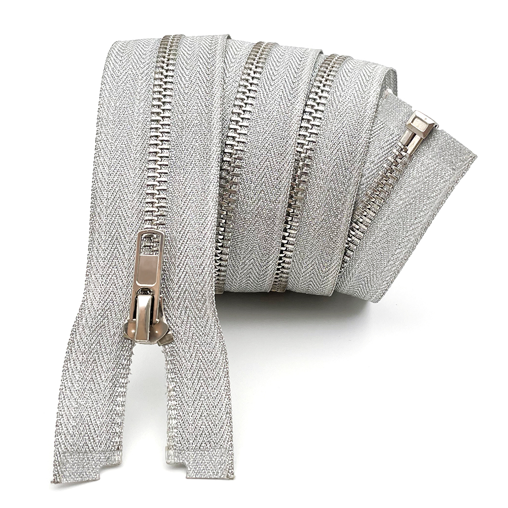Sliver Teeth And Tape Metal Zipper EVERNICE ZIPPER