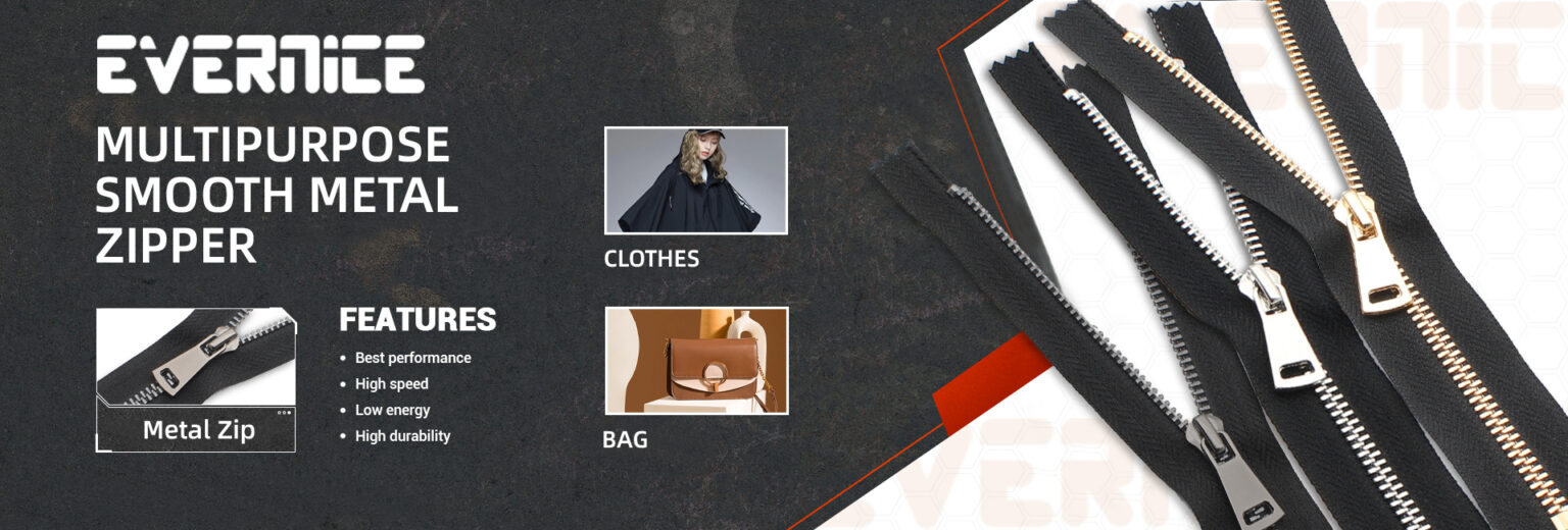 Corn Teeth Metal Zipper EVERNICE ZIPPER