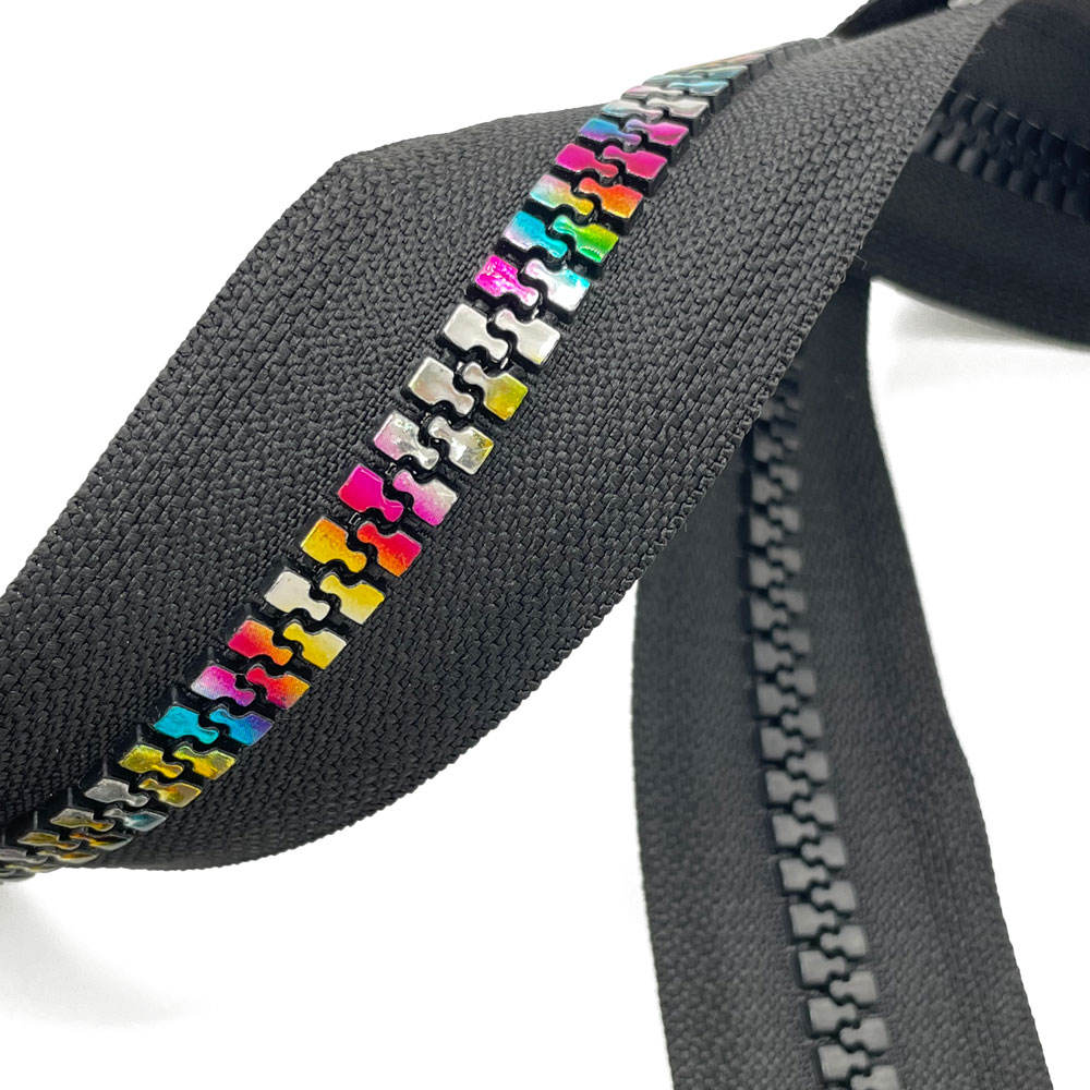 Rainbow Teeth Resin Zipper EVERNICE ZIPPER